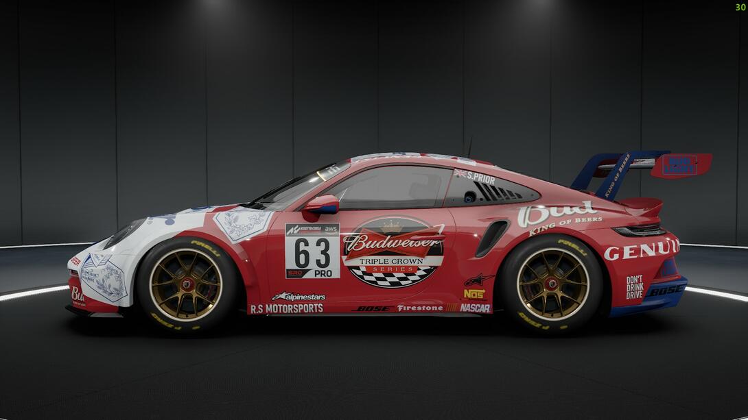 Budweiser Team 992 Cup Awesome Simracing